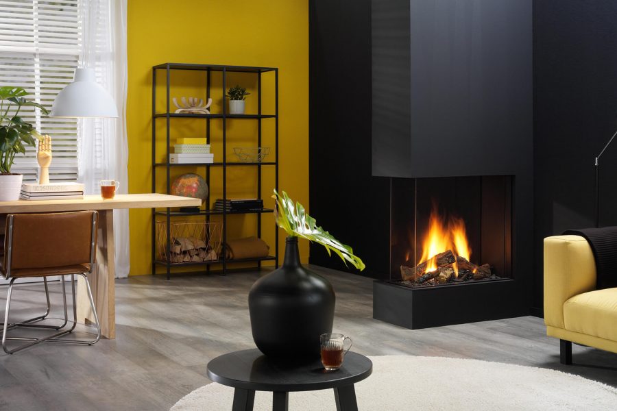 Room divider fireplaces - Trimline Fires | Chic room divider