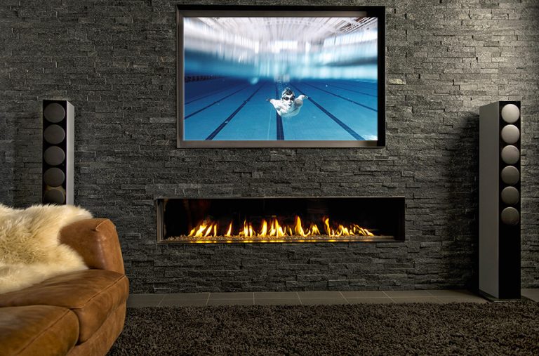 Room divider fireplaces - Trimline Fires | Chic room divider